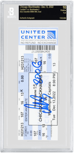 Ticket Grading Services - Beckett Authentication