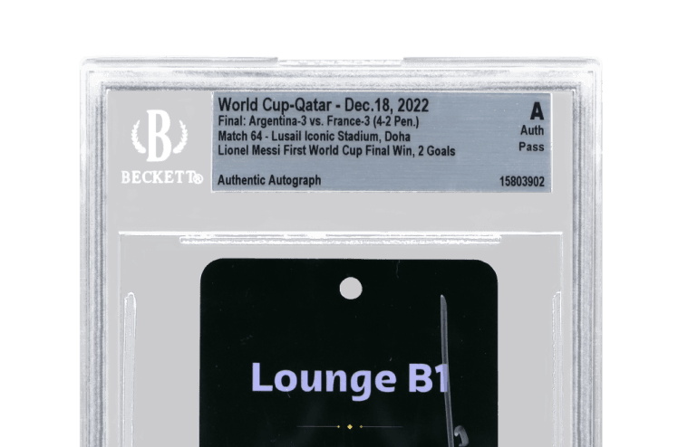 Ticket Grading Services - Beckett Authentication