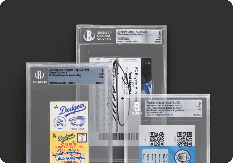 Ticket Grading Services - Beckett Authentication