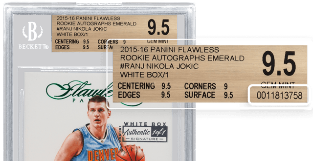 Card Grading - Sports, Gaming, Non-Sports Cards - Beckett