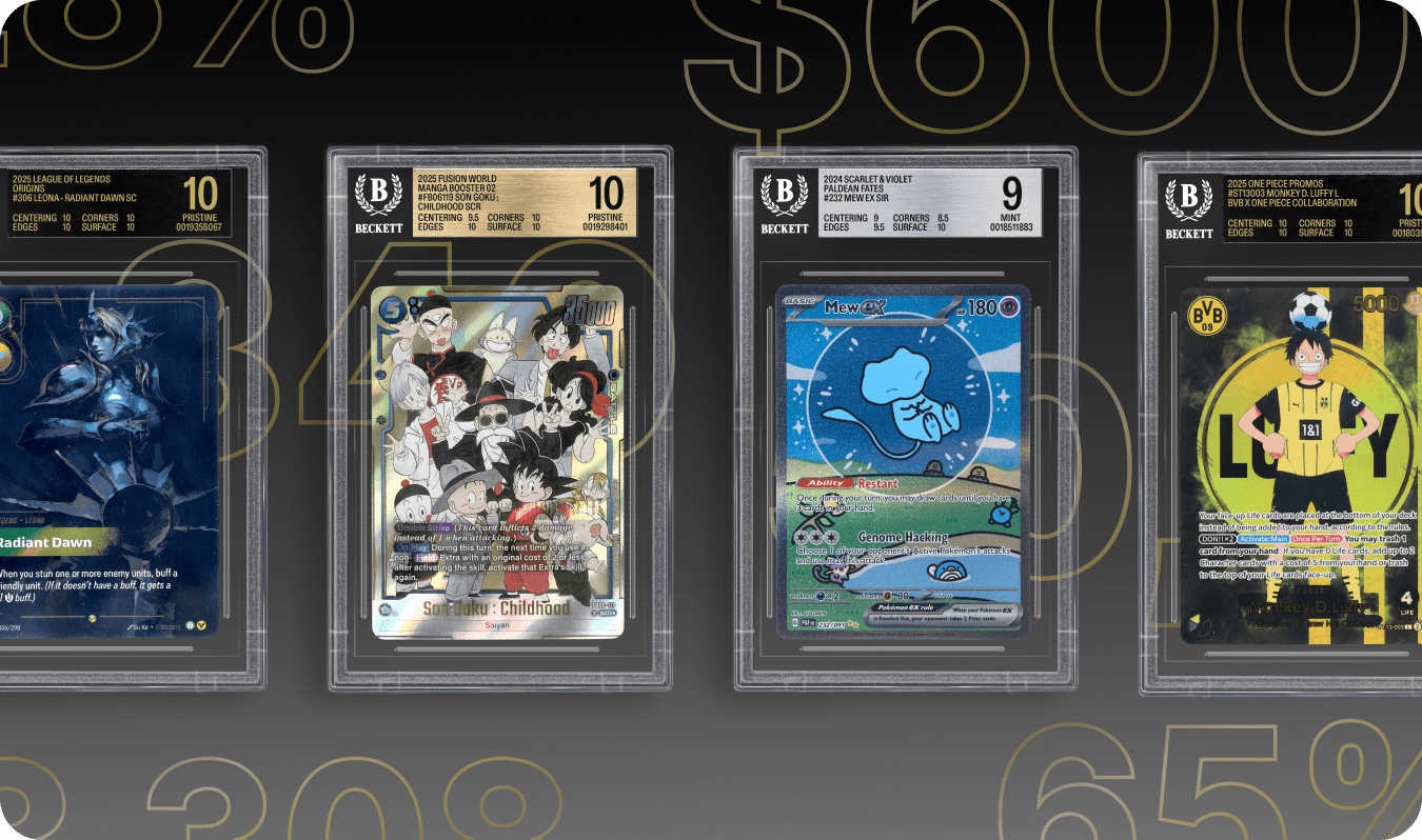 Trusted Trading Card Grading - Beckett Europe